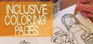 INCLUSIVE COLORING PAGES – Parenting Special Needs Magazine